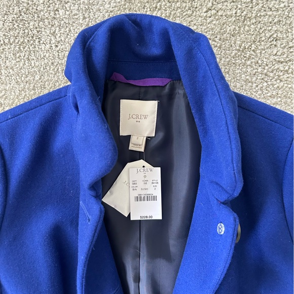 J. Crew Factory | Jackets & Coats | Nwt Royal Blue J Crew Peacoat ...